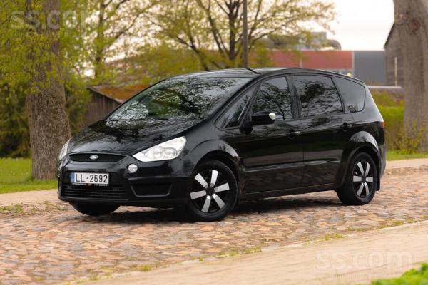 Black Ford S-Max 2008 in Jelgava, with an engine capacity of 2.00 L and mileage of 426 thousand km for 1900 €, photo 1 on AUTOMOTO.COM.LV