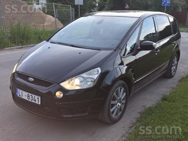 Melns Ford S-Max 2008 Rīga, ar dzinēja tilpumu 2.00 L un nobraukumu 315 tūkst. km par 3400 €, foto 1 vietnē AUTOMOTO.COM.LV