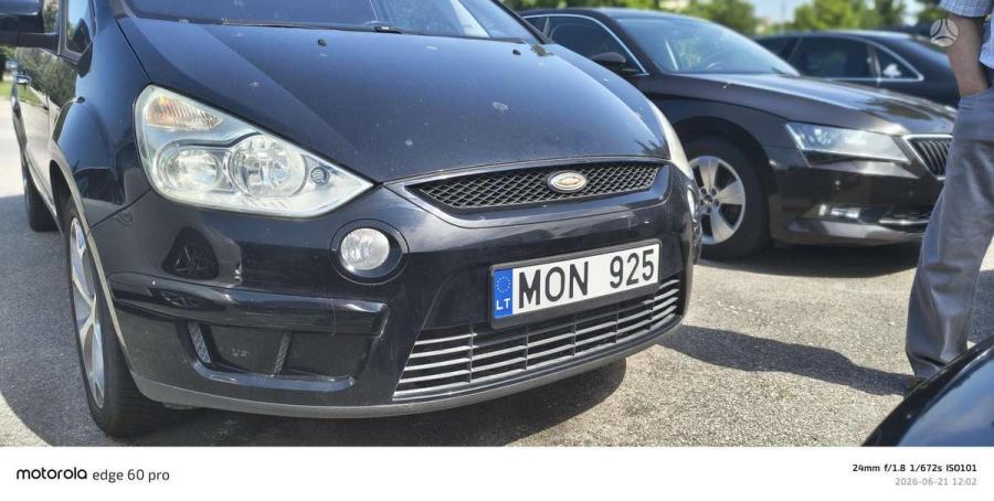 Melns Ford S-Max 2008 Klaipėda, ar dzinēja tilpumu 2.00 L un nobraukumu 262 tūkst. km par 2750 €, foto 5 vietnē AUTOMOTO.COM.LV