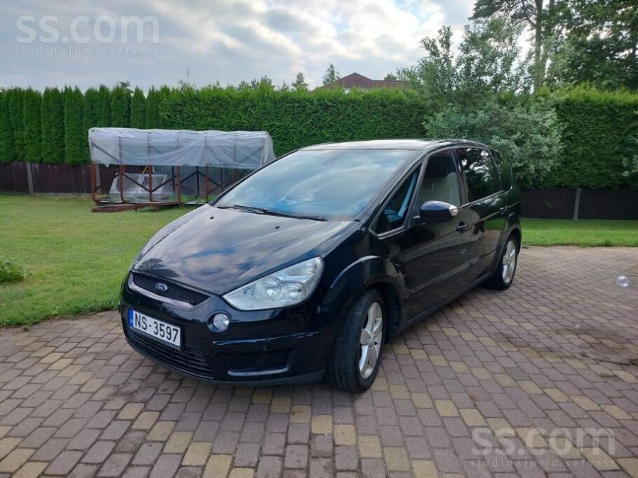 Melns Ford S-Max 2008 Rīga, ar dzinēja tilpumu 2.00 L un nobraukumu 402 tūkst. km par 2850 €, foto 1 vietnē AUTOMOTO.COM.LV