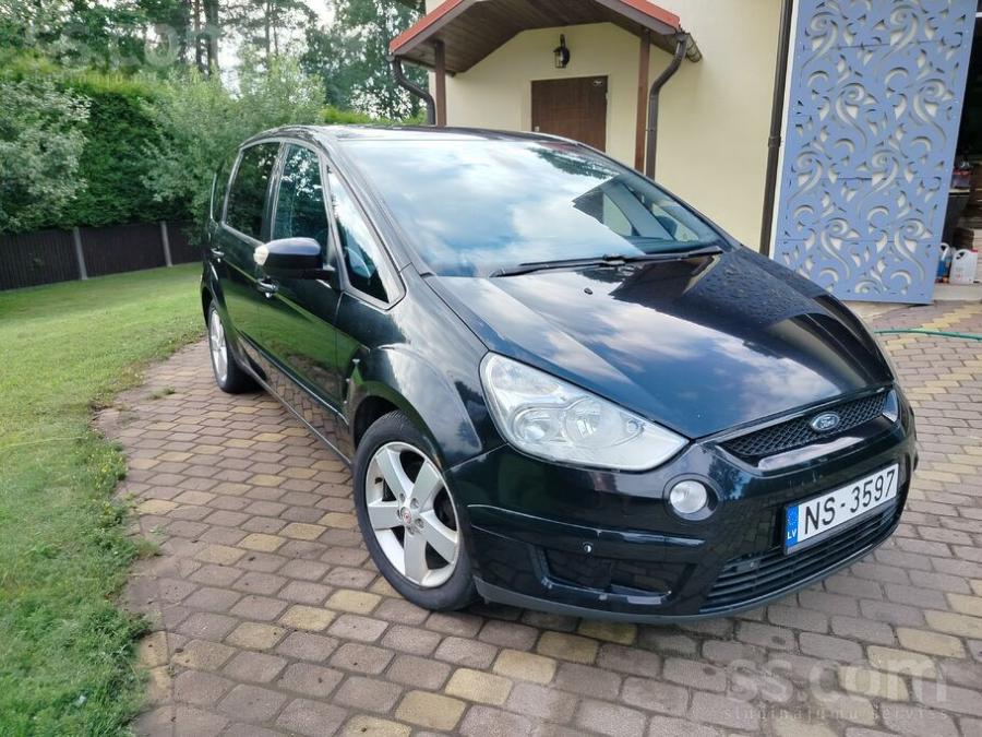 Melns Ford S-Max 2008 Rīga, ar dzinēja tilpumu 2.00 L un nobraukumu 402 tūkst. km par 2850 €, foto 3 vietnē AUTOMOTO.COM.LV