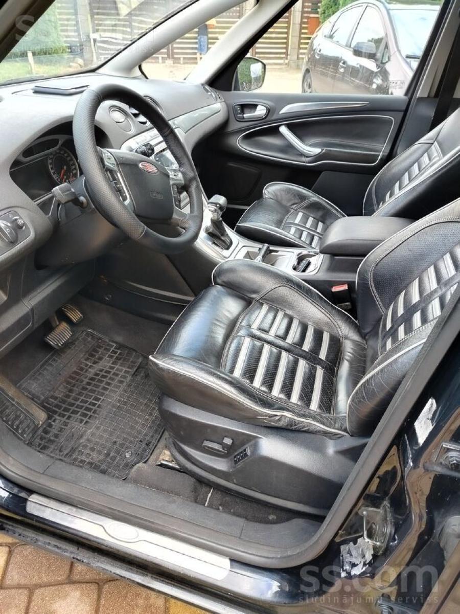 Melns Ford S-Max 2008 Rīga, ar dzinēja tilpumu 2.00 L un nobraukumu 402 tūkst. km par 2850 €, foto 6 vietnē AUTOMOTO.COM.LV