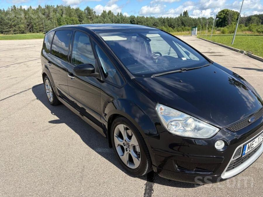 Black Ford S-Max 2008 in Rezekne, with an engine capacity of 2.20 L and mileage of 330 thousand km for 4500 €, photo 11 on AUTOMOTO.COM.LV