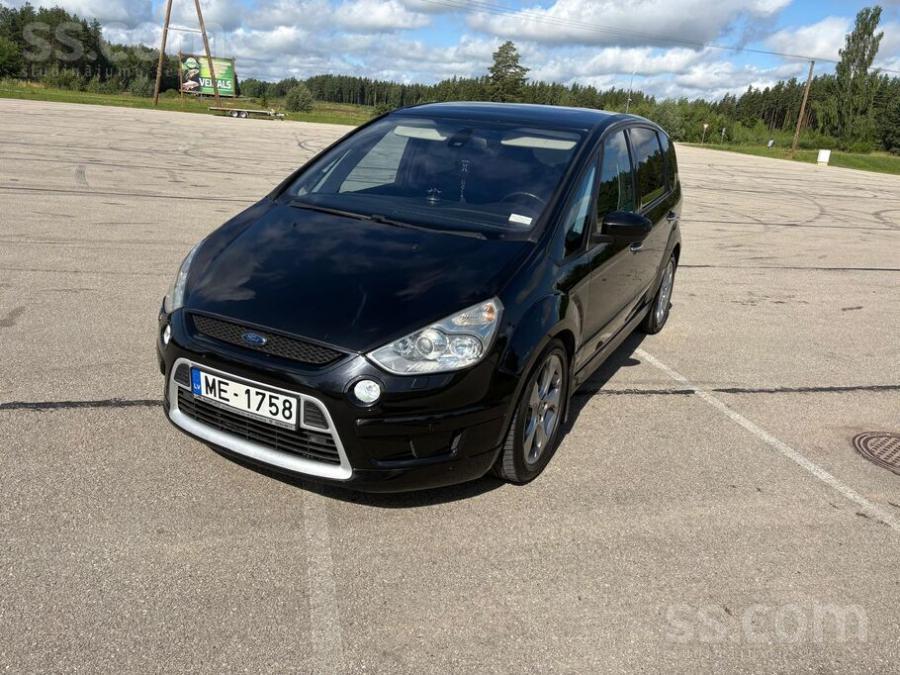 Black Ford S-Max 2008 in Rezekne, with an engine capacity of 2.20 L and mileage of 330 thousand km for 4500 €, photo 12 on AUTOMOTO.COM.LV