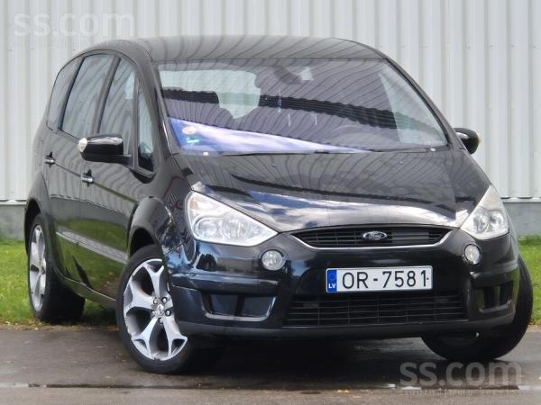 Black Ford S-Max 2008 in Riga, with an engine capacity of 2.00 L and mileage of 0 thousand km for 2990 €, photo 1 on AUTOMOTO.COM.LV