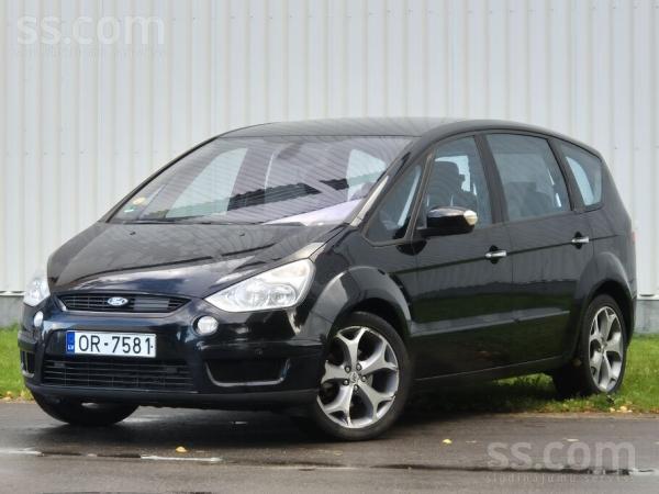 Black Ford S-Max 2008 in Riga, with an engine capacity of 2.00 L and mileage of 0 thousand km for 2990 €, photo 5 on AUTOMOTO.COM.LV