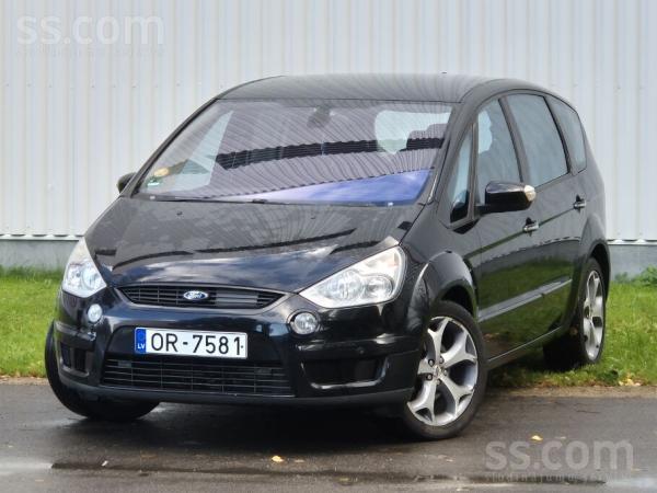 Black Ford S-Max 2008 in Riga, with an engine capacity of 2.00 L and mileage of 0 thousand km for 2990 €, photo 6 on AUTOMOTO.COM.LV