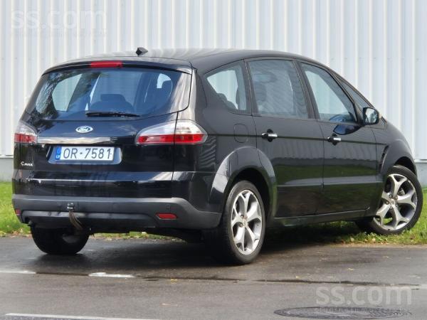 Black Ford S-Max 2008 in Riga, with an engine capacity of 2.00 L and mileage of 0 thousand km for 2990 €, photo 7 on AUTOMOTO.COM.LV