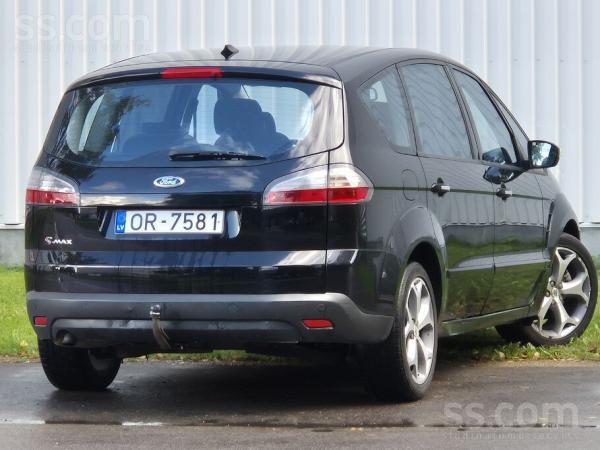 Black Ford S-Max 2008 in Riga, with an engine capacity of 2.00 L and mileage of 0 thousand km for 2990 €, photo 8 on AUTOMOTO.COM.LV