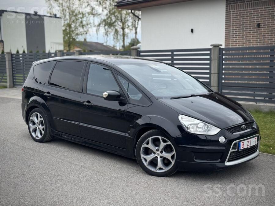 Black Ford S-Max 2008 in Jelgava, with an engine capacity of 2.20 L and mileage of 324 thousand km for 4500 €, photo 7 on AUTOMOTO.COM.LV
