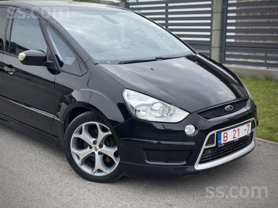 Black Ford S-Max 2008 in Jelgava, with an engine capacity of 2.20 L and mileage of 324 thousand km for 4500 €, photo 8 on AUTOMOTO.COM.LV