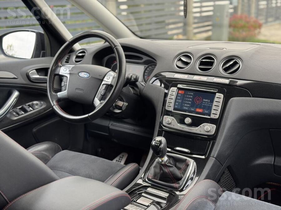 Black Ford S-Max 2008 in Jelgava, with an engine capacity of 2.20 L and mileage of 324 thousand km for 4500 €, photo 15 on AUTOMOTO.COM.LV