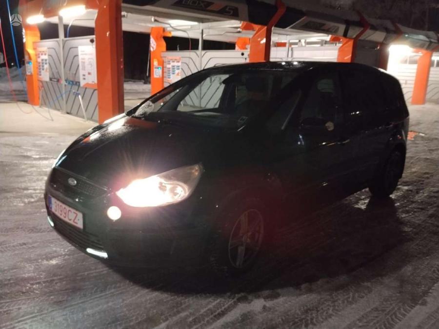 Black Ford S-Max 2009 in Vilnius, with an engine capacity of 2.00 L and mileage of 225 thousand km for 3400 €, photo 8 on AUTOMOTO.COM.LV