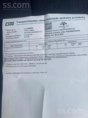 Melns Ford S-Max 2009 Rīga, ar dzinēja tilpumu 2.00 L un nobraukumu 292 tūkst. km par 3900 €, foto 20 vietnē AUTOMOTO.COM.LV