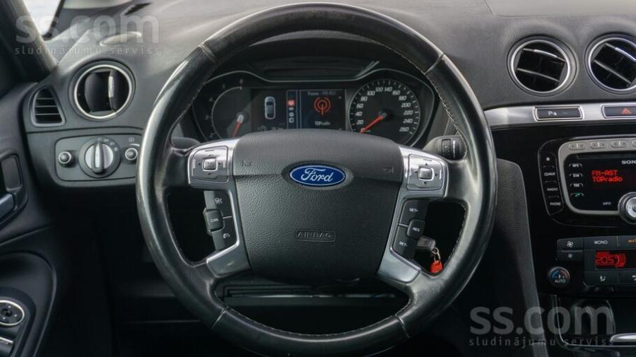 Melns Ford S-Max 2010 Rīga, ar dzinēja tilpumu 2.00 L un nobraukumu 352 tūkst. km par 4290 €, foto 14 vietnē AUTOMOTO.COM.LV