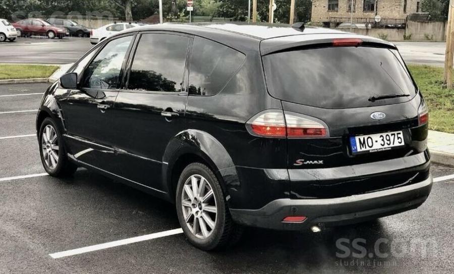 Black Ford S-Max 2010 in Ventspils, with an engine capacity of 2.00 L and mileage of 225 thousand km for 3000 €, photo 3 on AUTOMOTO.COM.LV