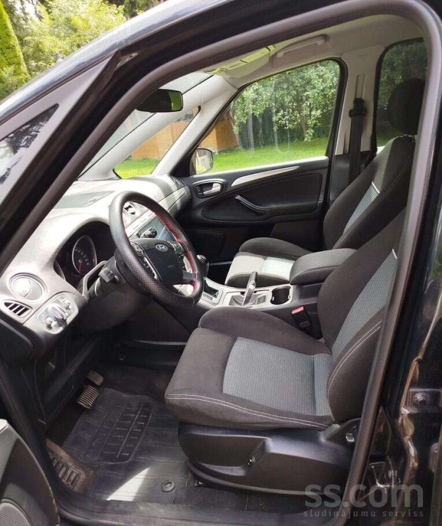 Melns Ford S-Max 2010 Rīga, ar dzinēja tilpumu 2.00 L un nobraukumu 385 tūkst. km par 4950 €, foto 10 vietnē AUTOMOTO.COM.LV