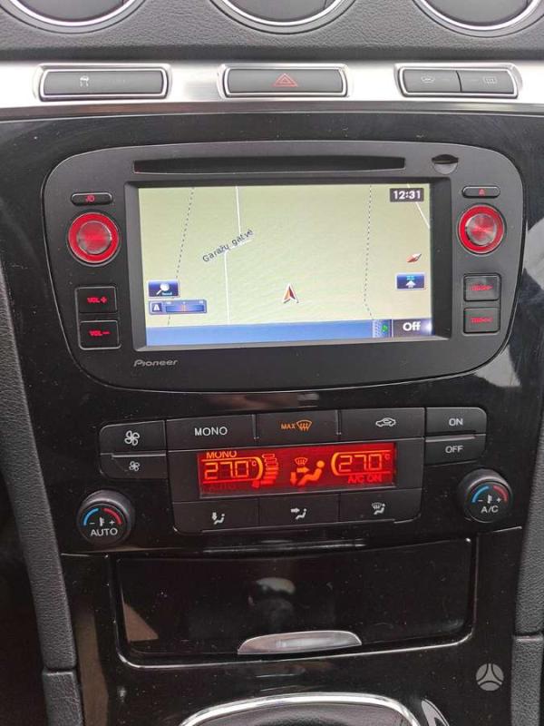 Black Ford S-Max 2011 in Klaipeda, with an engine capacity of 2.00 L and mileage of 215 thousand km for 3750 €, photo 11 on AUTOMOTO.COM.LV