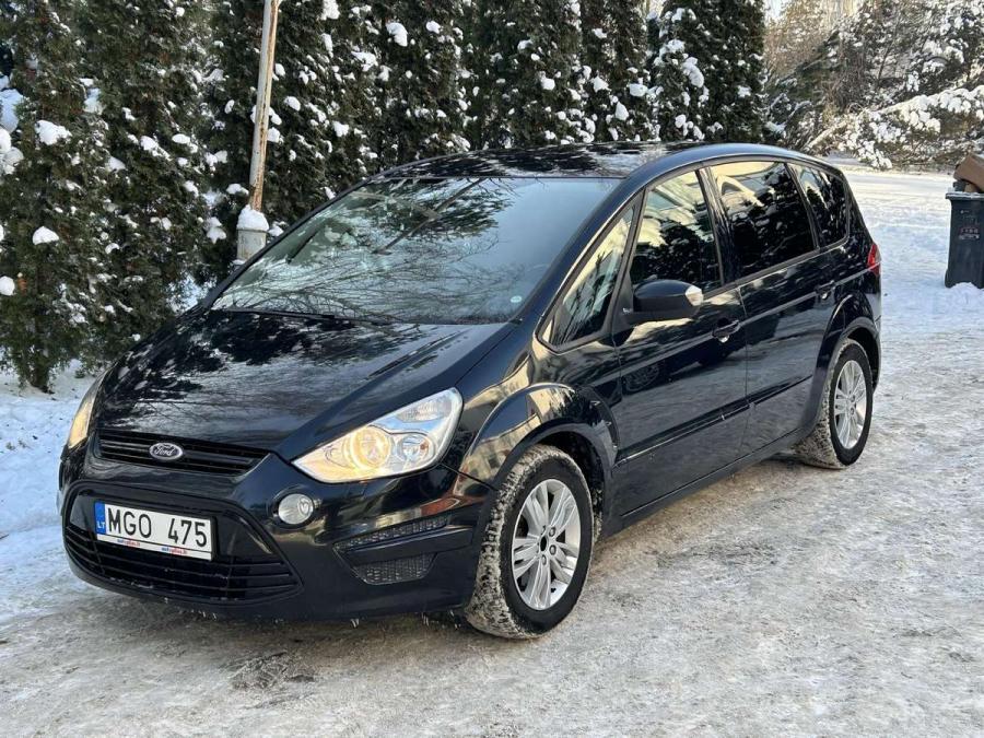 Black Ford S-Max 2011 in Vilnius, with an engine capacity of 2.00 L and mileage of 331 thousand km for 2450 €, photo 8 on AUTOMOTO.COM.LV