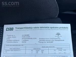 Melns Ford S-Max 2011 Kuldīga, ar dzinēja tilpumu 2.00 L un nobraukumu 351 tūkst. km par 3490 €, foto 23 vietnē AUTOMOTO.COM.LV