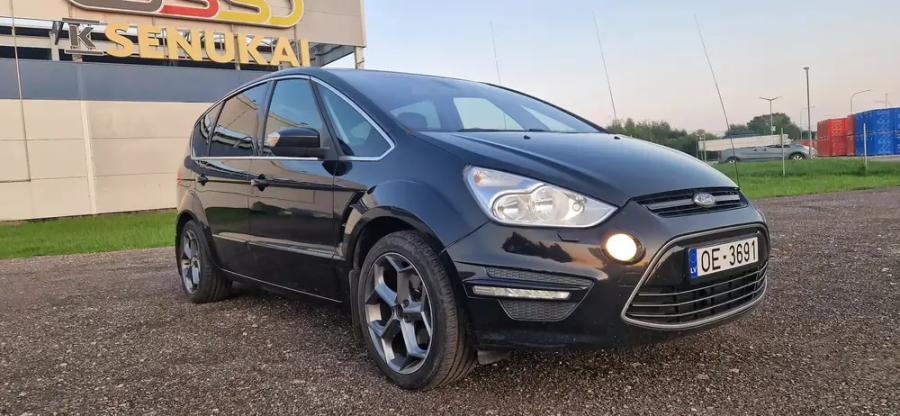 Melns Ford S-Max 2011 Daugavpils, ar dzinēja tilpumu 2.00 L un nobraukumu 225 tūkst. km par 4999 €, foto 8 vietnē AUTOMOTO.COM.LV