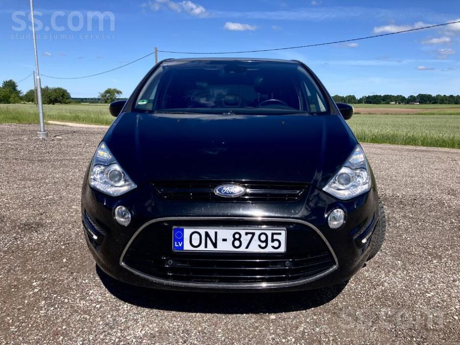 Black Ford S-Max 2011 in Talsi, with an engine capacity of 2.20 L and mileage of 235 thousand km for 6999 €, photo 7 on AUTOMOTO.COM.LV