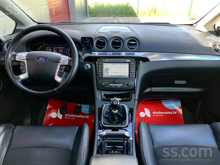 Black Ford S-Max 2011 in Talsi, with an engine capacity of 2.20 L and mileage of 235 thousand km for 6999 €, photo 19 on AUTOMOTO.COM.LV