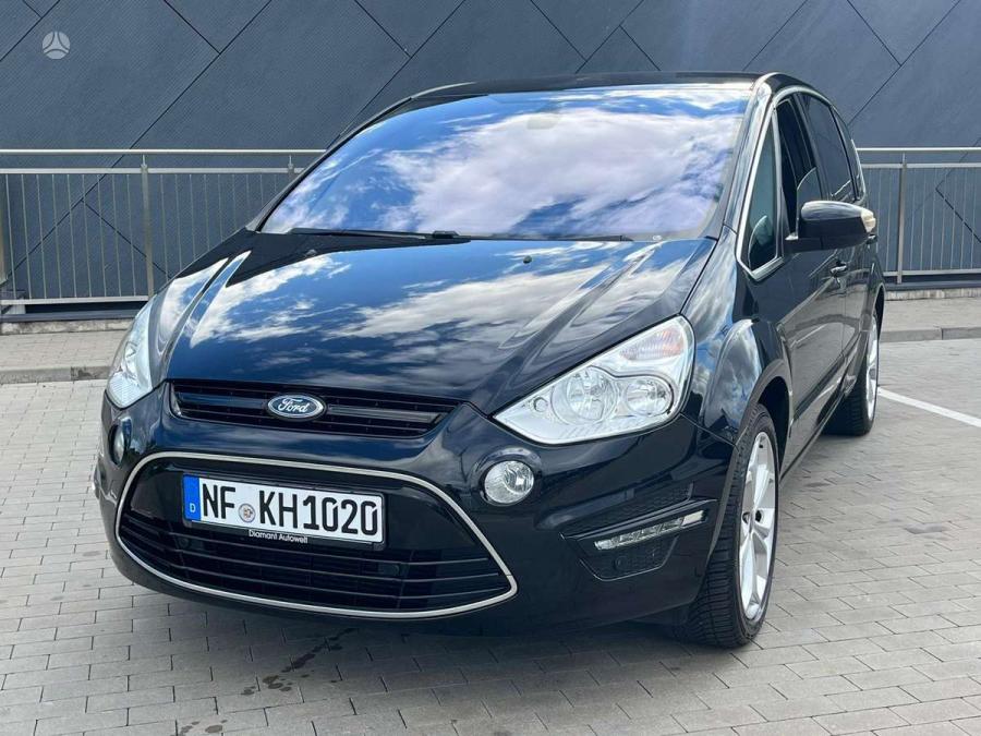 Black Ford S-Max 2011 in Jonava, with an engine capacity of 2.20 L and mileage of 195 thousand km for 5350 €, photo 12 on AUTOMOTO.COM.LV