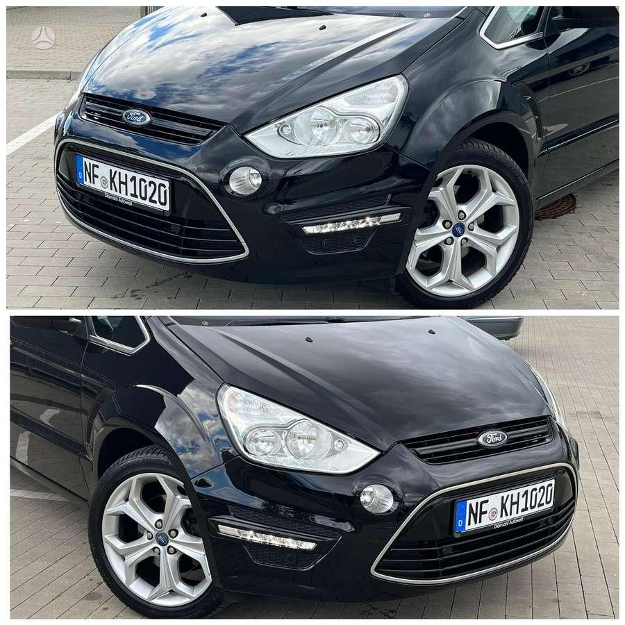 Black Ford S-Max 2011 in Jonava, with an engine capacity of 2.20 L and mileage of 195 thousand km for 5350 €, photo 14 on AUTOMOTO.COM.LV
