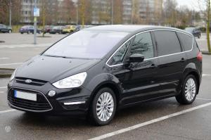 Black Ford S-Max 2011 in Panevezys, with an engine capacity of 2.00 L and mileage of 181 thousand km for 5600 €, photo 5 on AUTOMOTO.COM.LV