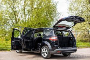 Black Ford S-Max 2012 in Riga, with an engine capacity of 2.00 L and mileage of 350 thousand km for 5790 €, photo 10 on AUTOMOTO.COM.LV