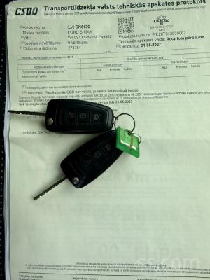 Melns Ford S-Max 2012 Rīga, ar dzinēja tilpumu 2.00 L un nobraukumu 0 tūkst. km par 4990 €, foto 28 vietnē AUTOMOTO.COM.LV