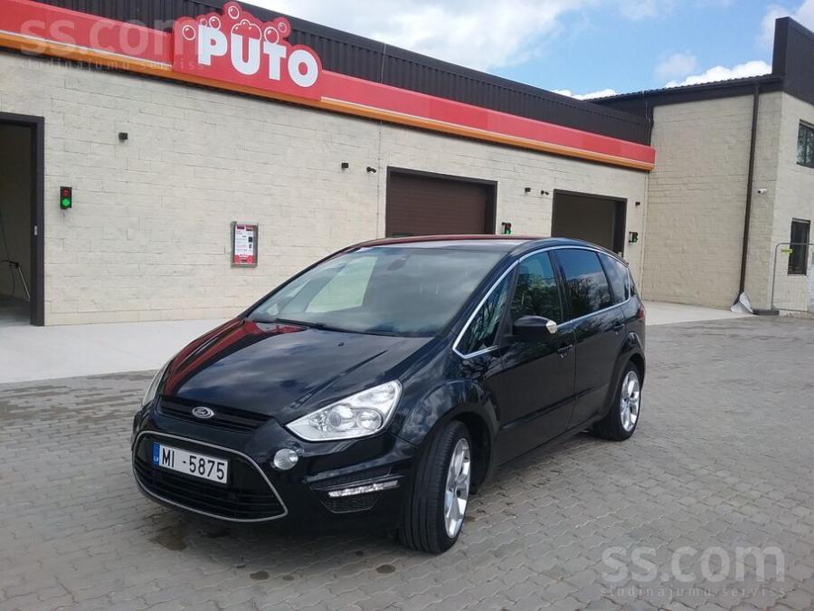 Melns Ford S-Max 2012 Rīga, ar dzinēja tilpumu 2.00 L un nobraukumu 270 tūkst. km par 4100 €, foto 1 vietnē AUTOMOTO.COM.LV