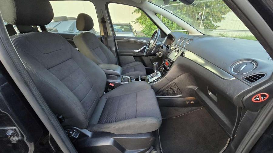 Melns Ford S-Max 2012 Kauņa, ar dzinēja tilpumu 2.00 L un nobraukumu 341 tūkst. km par 3390 €, foto 13 vietnē AUTOMOTO.COM.LV
