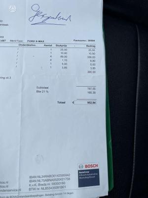 Melns Ford S-Max 2012 Panevēža, ar dzinēja tilpumu 2.00 L un nobraukumu 324 tūkst. km par 4750 €, foto 22 vietnē AUTOMOTO.COM.LV