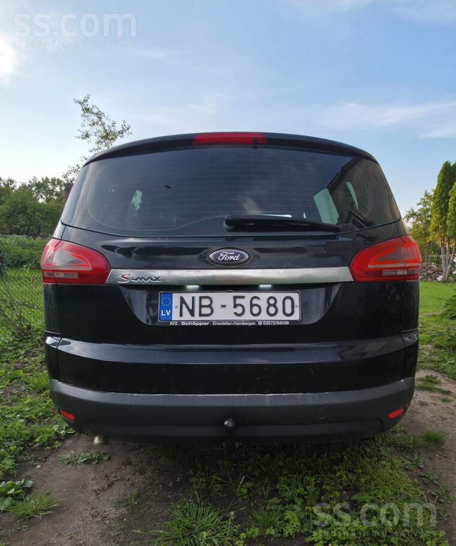 Melns Ford S-Max 2012 Dobele, ar dzinēja tilpumu 2.00 L un nobraukumu 296 tūkst. km par 4000 €, foto 4 vietnē AUTOMOTO.COM.LV