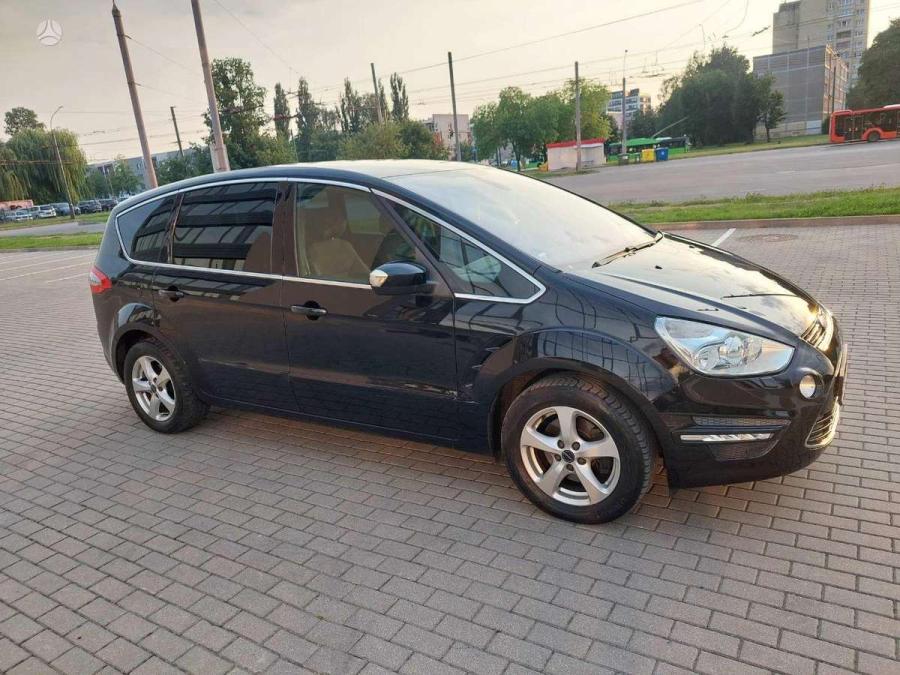 Black Ford S-Max 2012 in Kaunas, with an engine capacity of 2.20 L and mileage of 278 thousand km for 4990 €, photo 10 on AUTOMOTO.COM.LV