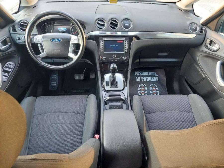 Black Ford S-Max 2012 in Kaunas, with an engine capacity of 2.20 L and mileage of 278 thousand km for 4990 €, photo 15 on AUTOMOTO.COM.LV