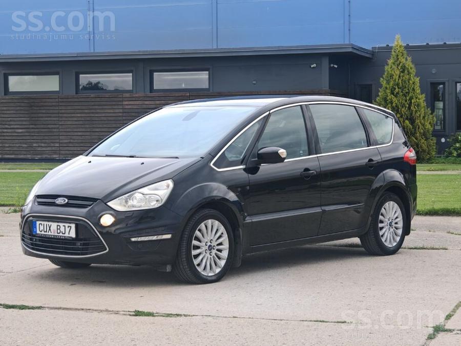 Black Ford S-Max 2014 in Riga, with an engine capacity of 2.00 L and mileage of 265 thousand km for 6390 €, photo 1 on AUTOMOTO.COM.LV