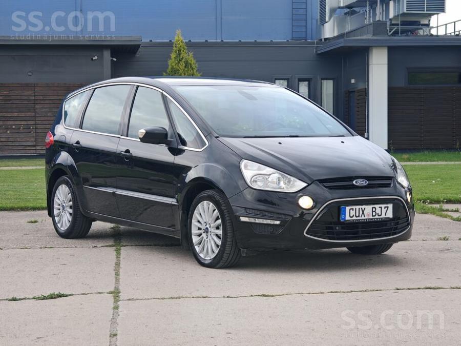 Black Ford S-Max 2014 in Riga, with an engine capacity of 2.00 L and mileage of 265 thousand km for 6390 €, photo 12 on AUTOMOTO.COM.LV