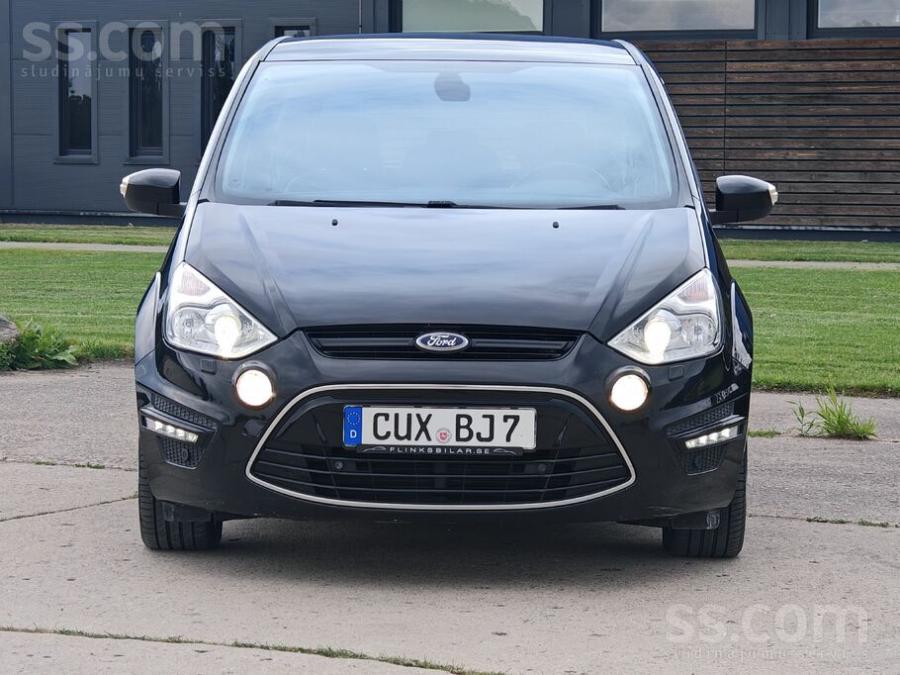 Black Ford S-Max 2014 in Riga, with an engine capacity of 2.00 L and mileage of 265 thousand km for 6390 €, photo 13 on AUTOMOTO.COM.LV