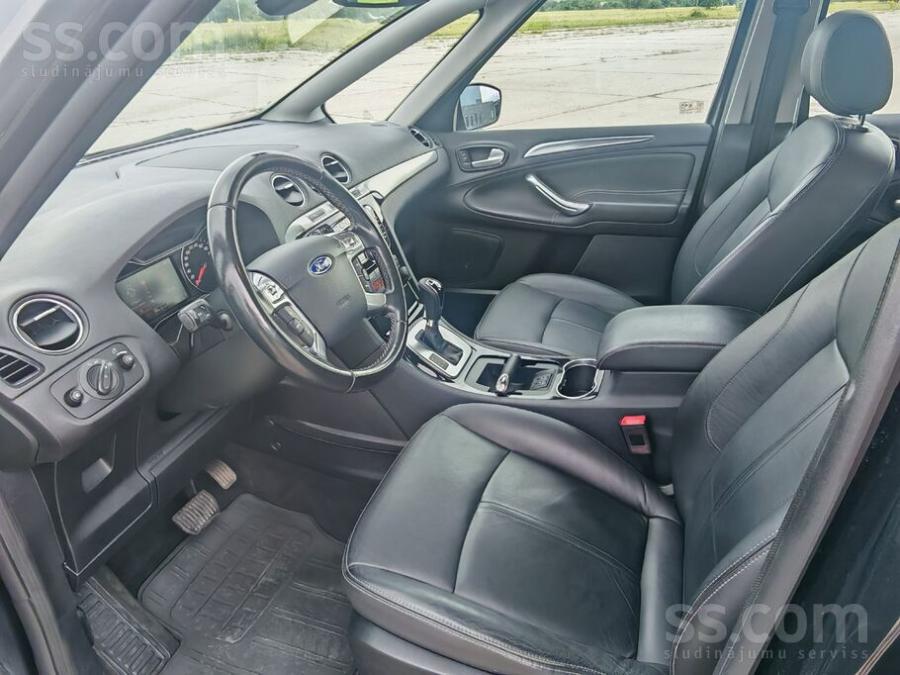 Black Ford S-Max 2014 in Riga, with an engine capacity of 2.00 L and mileage of 265 thousand km for 6390 €, photo 17 on AUTOMOTO.COM.LV