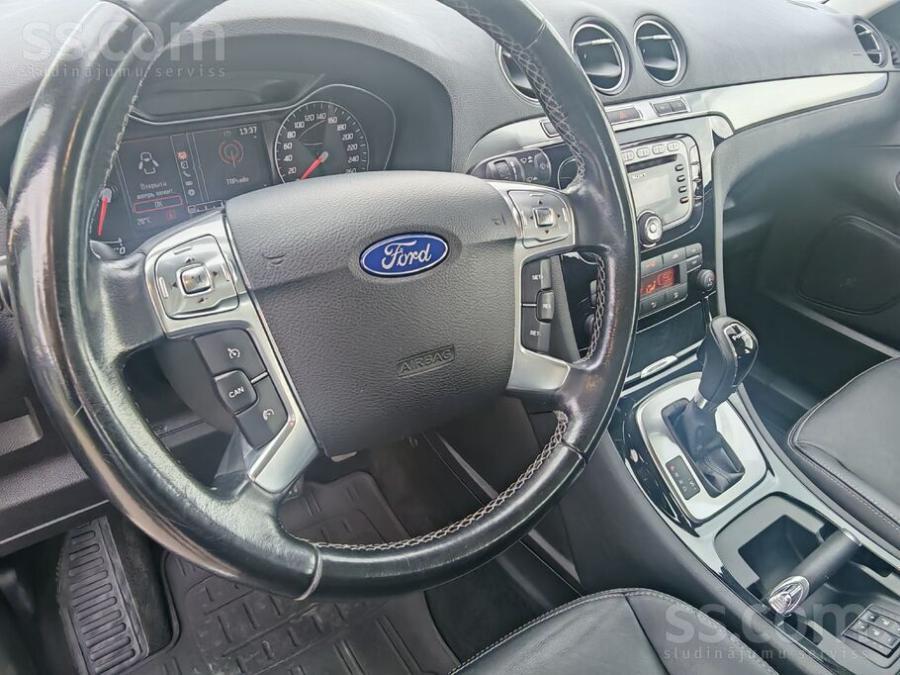 Black Ford S-Max 2014 in Riga, with an engine capacity of 2.00 L and mileage of 265 thousand km for 6390 €, photo 23 on AUTOMOTO.COM.LV