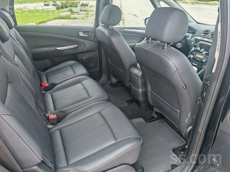 Black Ford S-Max 2014 in Riga, with an engine capacity of 2.00 L and mileage of 265 thousand km for 6390 €, photo 28 on AUTOMOTO.COM.LV