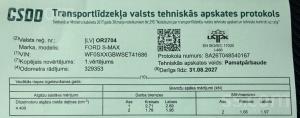 Melns Ford S-Max 2014 Kuldīga, ar dzinēja tilpumu 2.00 L un nobraukumu 329 tūkst. km par 3990 €, foto 28 vietnē AUTOMOTO.COM.LV