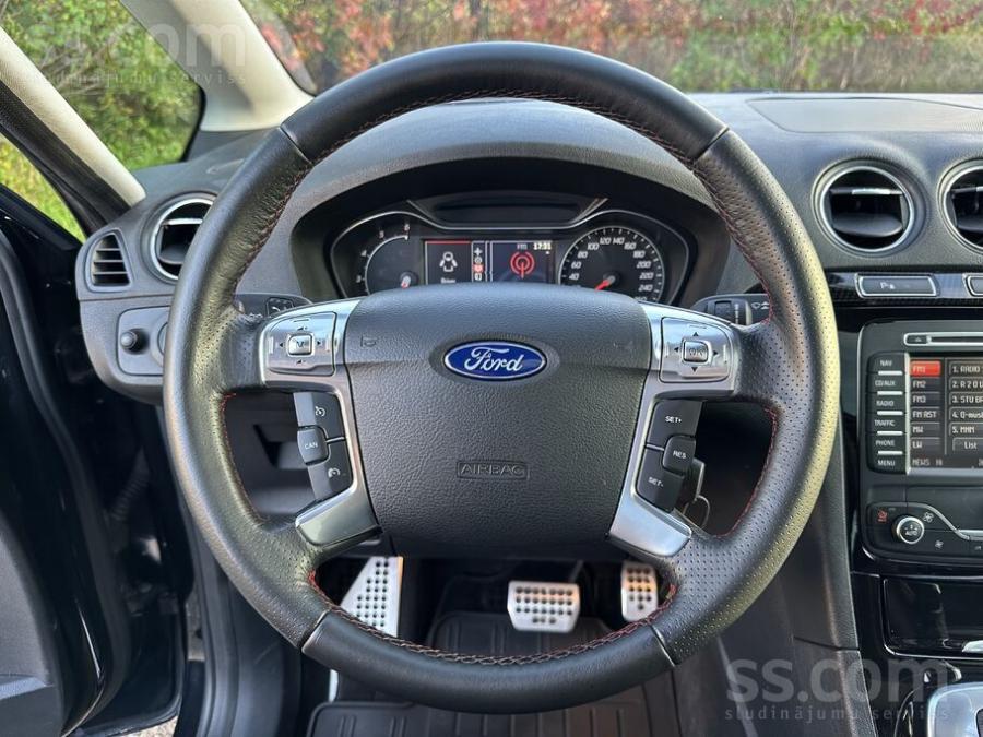 Black Ford S-Max 2014 in Tukums, with an engine capacity of 2.00 L and mileage of 269 thousand km for 6990 €, photo 22 on AUTOMOTO.COM.LV