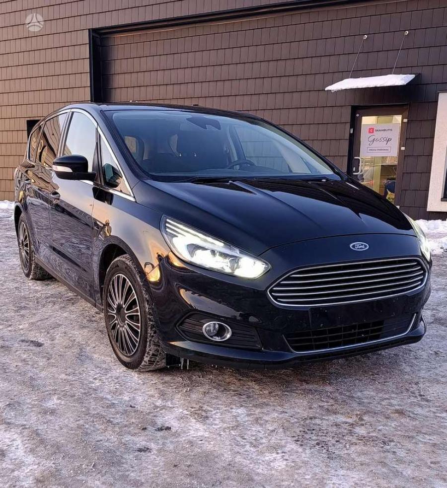 Black Ford S-Max 2015 in Kaunas, with an engine capacity of 2.00 L and mileage of 262 thousand km for 7450 €, photo 1 on AUTOMOTO.COM.LV