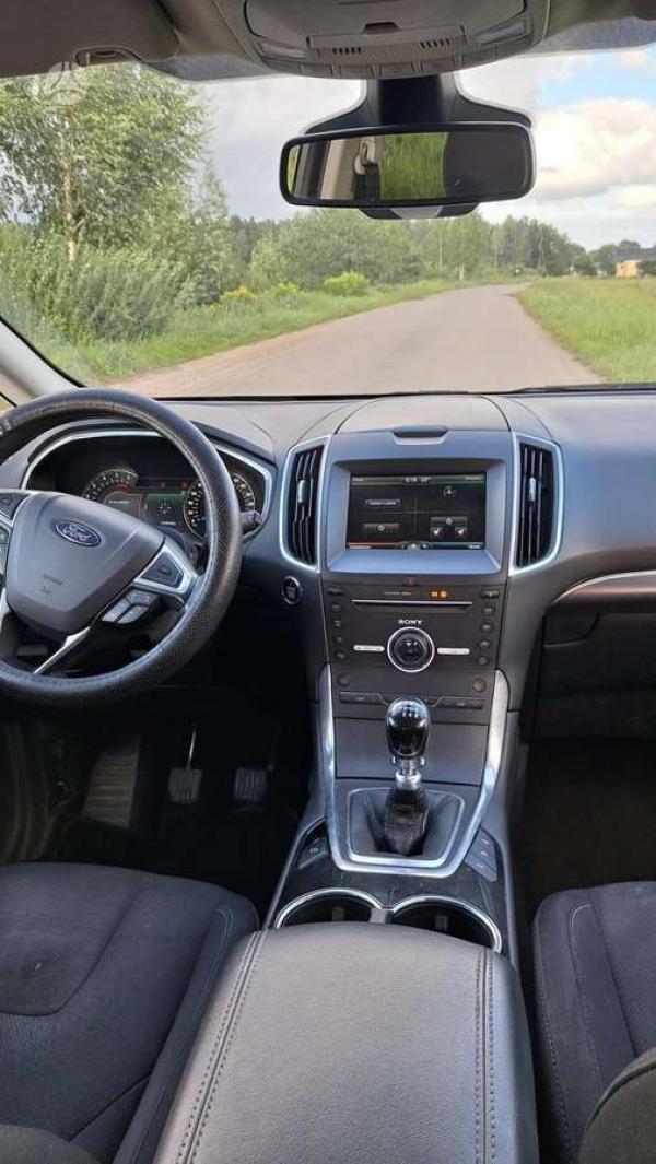 Melns Ford S-Max 2015 Tauragė, ar dzinēja tilpumu 2.00 L un nobraukumu 225 tūkst. km par 7100 €, foto 6 vietnē AUTOMOTO.COM.LV