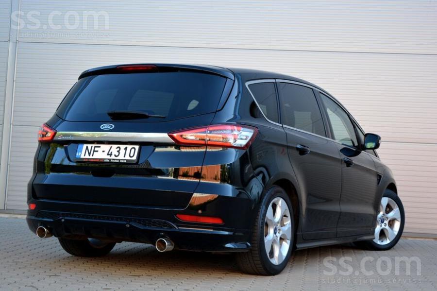 Melns Ford S-Max 2016 Rīga, ar dzinēja tilpumu 2.00 L un nobraukumu 260 tūkst. km par 12999 €, foto 3 vietnē AUTOMOTO.COM.LV