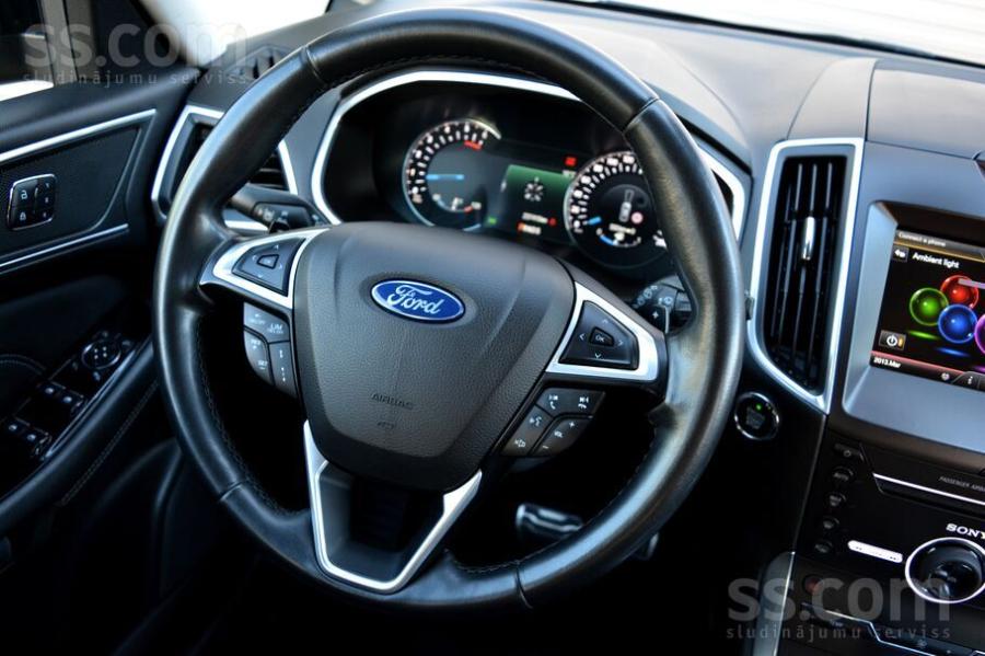 Melns Ford S-Max 2016 Rīga, ar dzinēja tilpumu 2.00 L un nobraukumu 260 tūkst. km par 12999 €, foto 19 vietnē AUTOMOTO.COM.LV